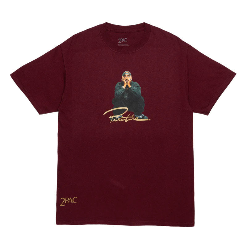 Camiseta Primitive x Tupac Shakur Burgundy – On Board Shop desde 1997