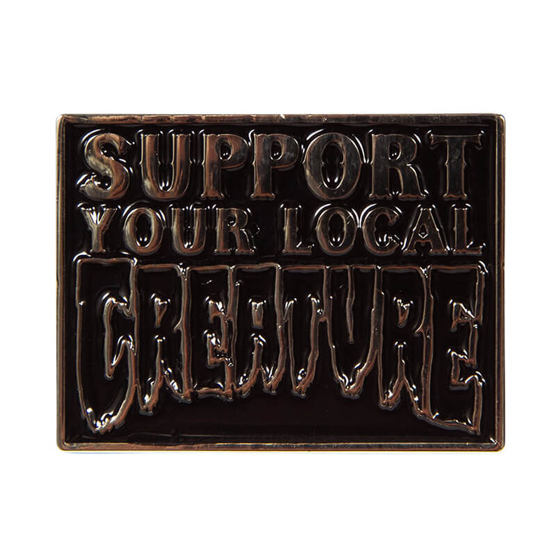 Pin Creature Skateboards Support Your Local – On Board Shop desde 1997